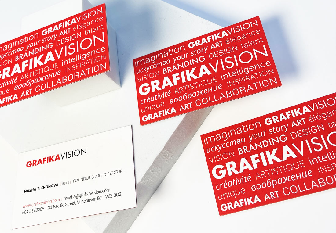 Professional Business Card Design service for business - Grafikavision