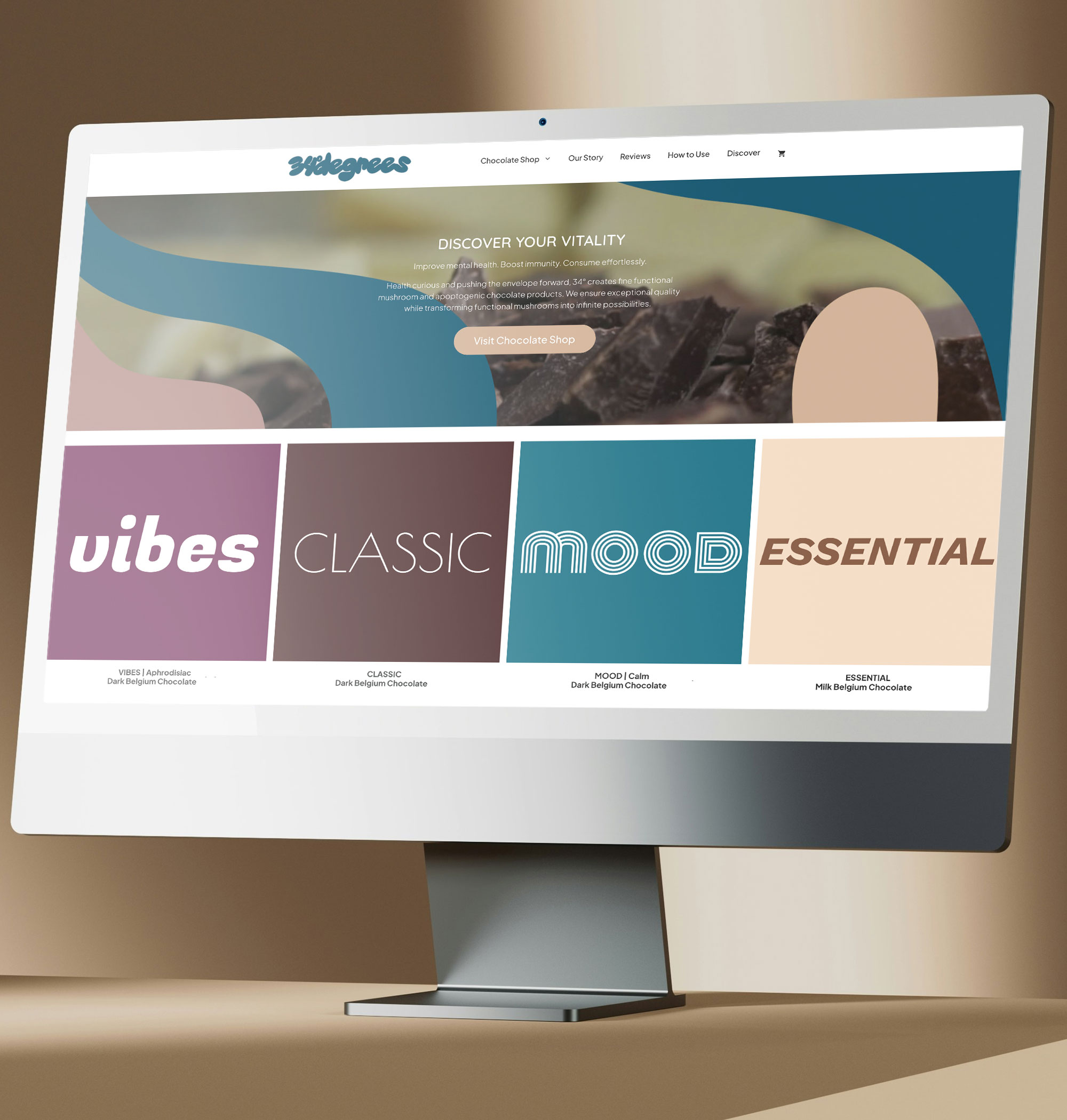 34 Degrees Website Design - Grafika Vision